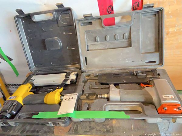 Power Fist 2-in-1 air stapler/nailer and Paslode Lite Line pneumatic ...