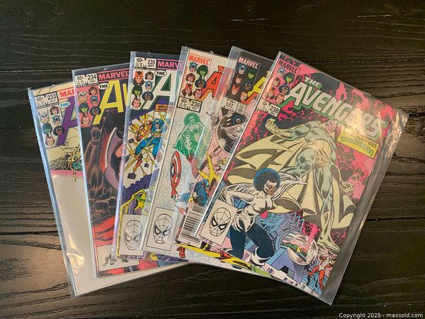 The Avengers comic books issues #233-238, 1983 | Maxsold