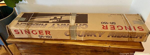 Singer SR150 Chunky Ribber Knitting Machine NOS | Maxsold