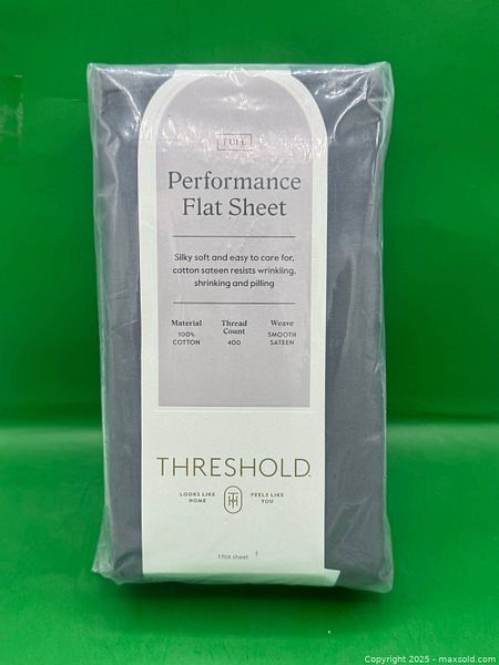 Threshold full size performance flat sheet | Maxsold