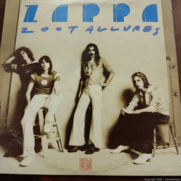 Frank Zappa Zoot Allures vinyl LP | Maxsold