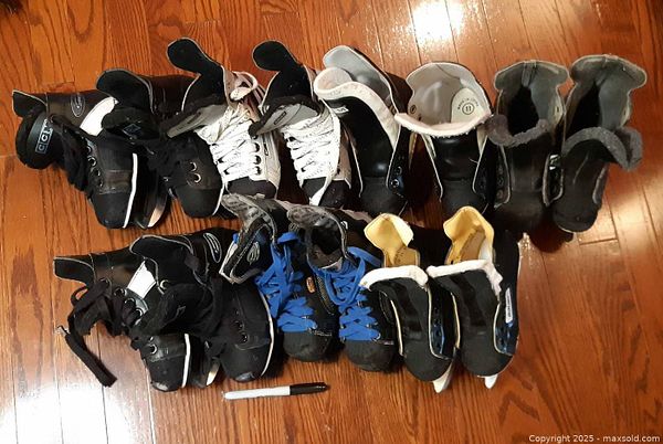 Multiple toddler hockey skates 11–11.5 | Maxsold