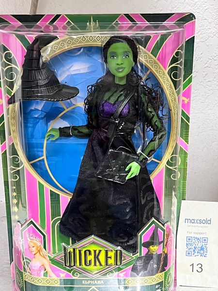 Elphaba Wicked 2024 recalled action figure, sealed | Maxsold