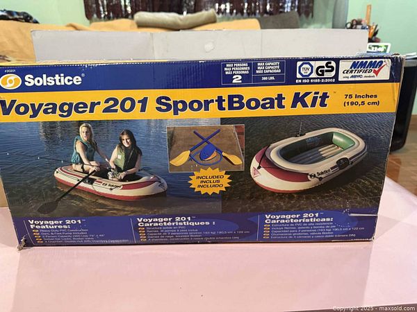 Solstice Voyager V200 inflatable sport boat | Maxsold