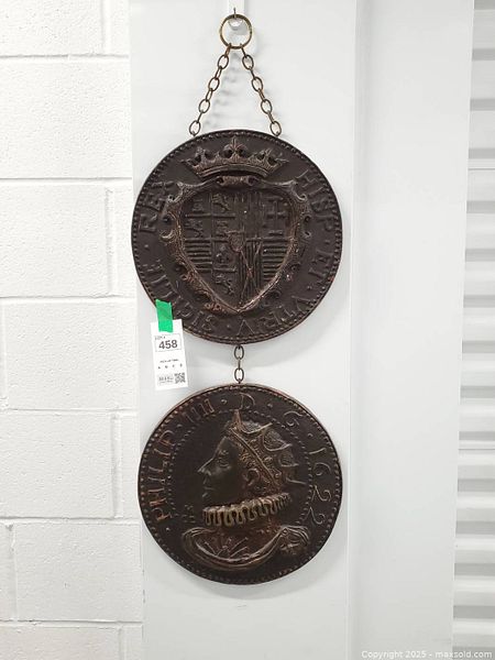 Finesse Originals Spanish coin wall plaques | Maxsold