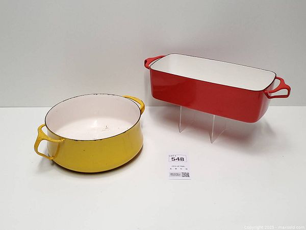 Dansk Kobenstyle enamel casseroles | Maxsold