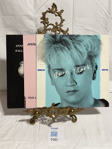 Three Anne Clark vinyl record albums 1985 | Maxsold