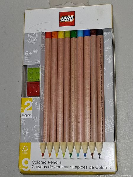 LEGO 9-Piece Colored Pencil Set | Maxsold