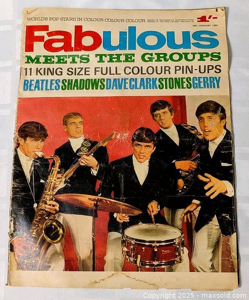 1964 Fabulous Beatles Music Magazine | Maxsold