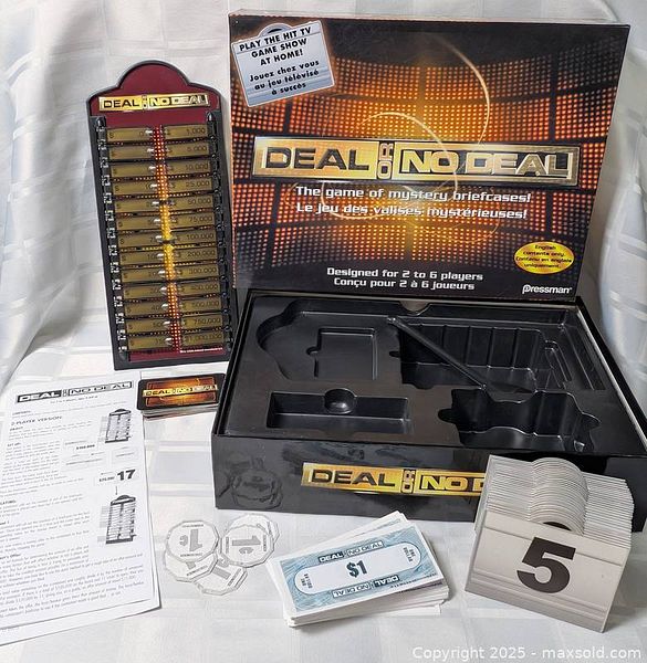 Pressman Deal or No Deal board game | Maxsold