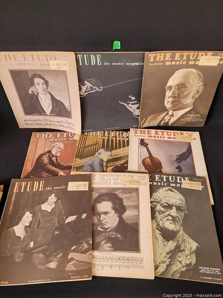 The Etude Music Magazines, 18 Issues 1940s | Maxsold