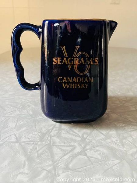 Seagram's VO Canadian Whisky Pub Jug | Maxsold