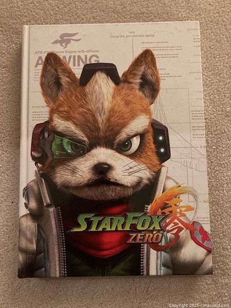 Star Fox Zero Collector's Edition Strategy Guide & Poster | Maxsold