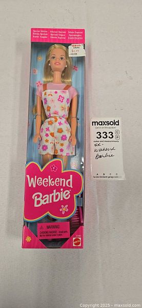 Mattel Weekend Barbie Doll #23462 New in Box 11.5" | Maxsold