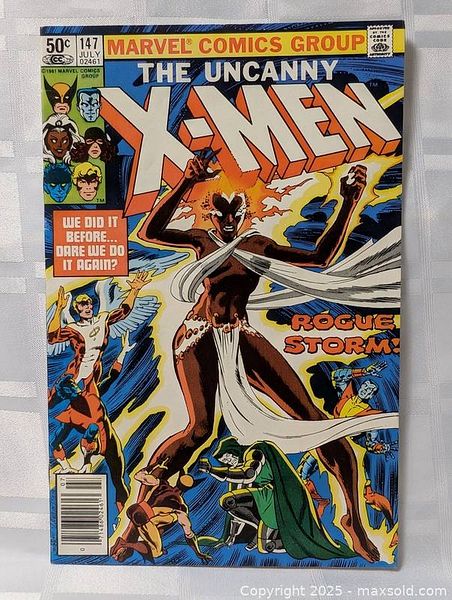1987 Marvel The Uncanny X-Men Issue 147 Comic | Maxsold