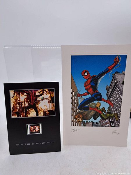 Spider-Man Senitype limited edition art print & 35mm film cell | Maxsold