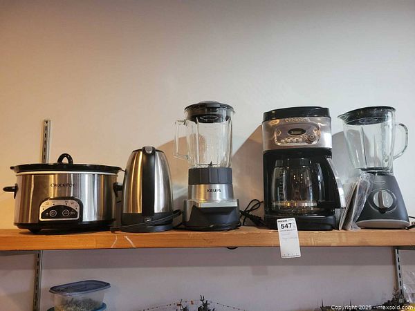 Small kitchen appliances assortment, 5 pcs | Maxsold