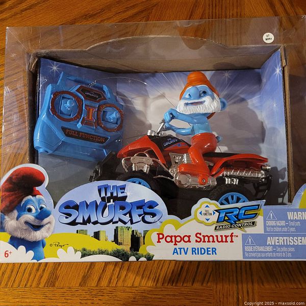 The Smurfs Papa Smurf RC ATV Rider | Maxsold