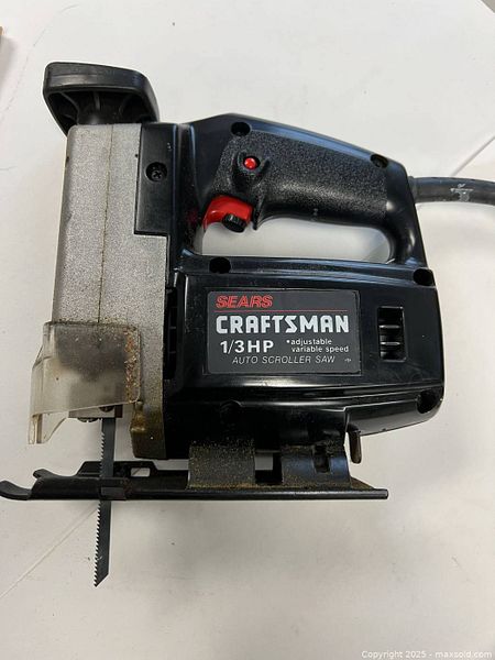 Sears Craftsman 1/3 HP Auto Scroller Saw | Maxsold