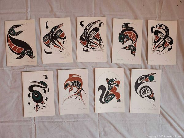 10 Danny Dennis Northwest Coast art cards | Maxsold
