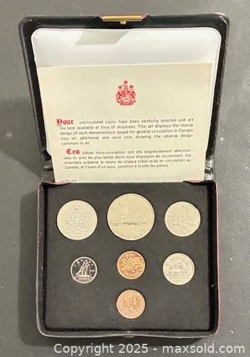 1975 Canadian Uncirculated Double Cent Coin Set | Maxsold
