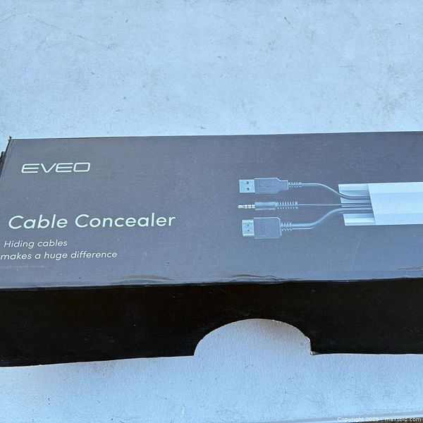 EVEO Cable Concealer Raceway Kit | Maxsold