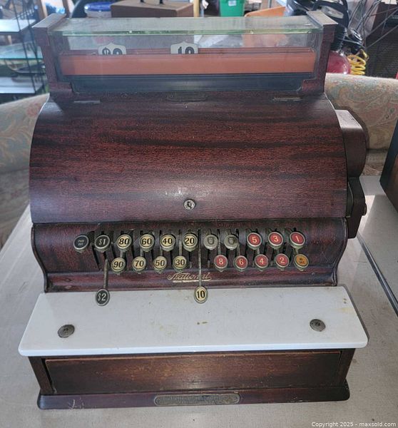 Antique National Cash Register | Maxsold