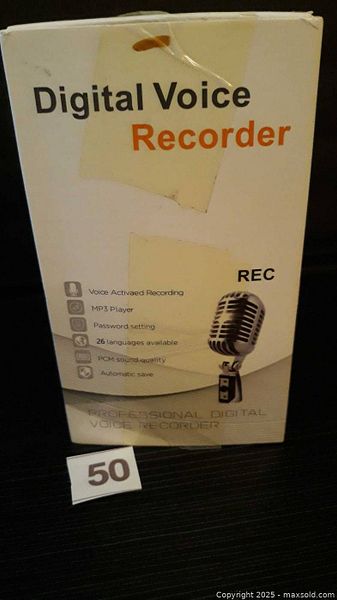 Digital Voice Recorder In Box | Maxsold