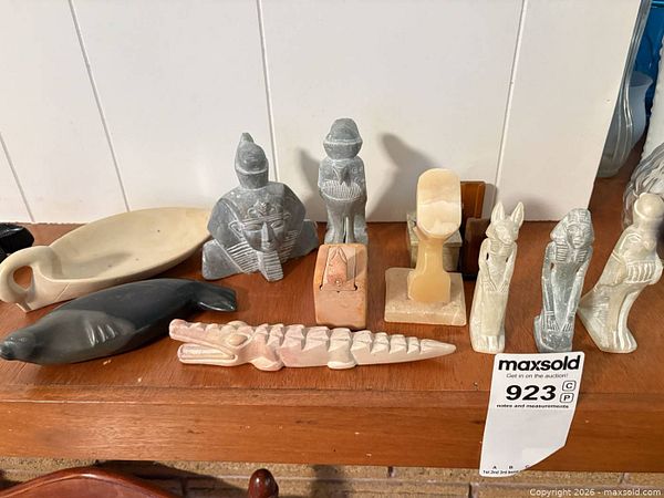 Carved Stone Figures & Small Sculptures, 10 | Maxsold
