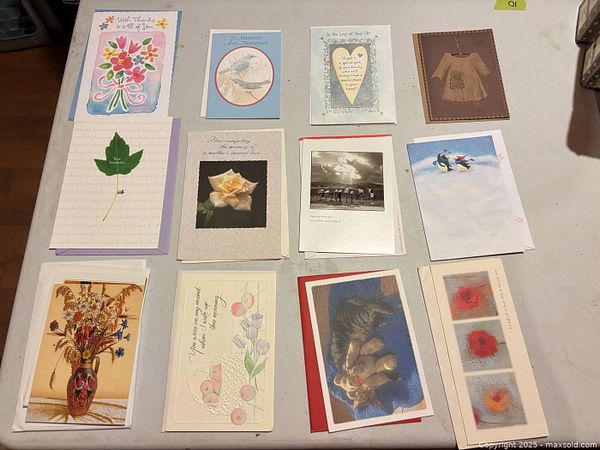 Assorted Greeting Cards, approx 25 | Maxsold