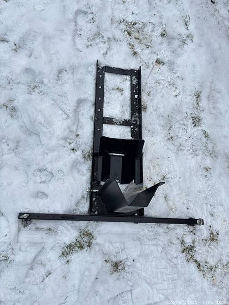 Steel motorcycle wheel chock front stand | Maxsold