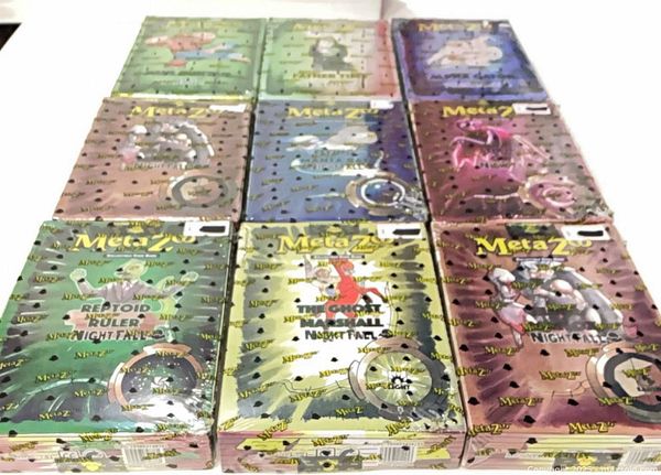 MetaZoo sealed Nightfall & Wilderness themed decks, 9 boxes | Maxsold