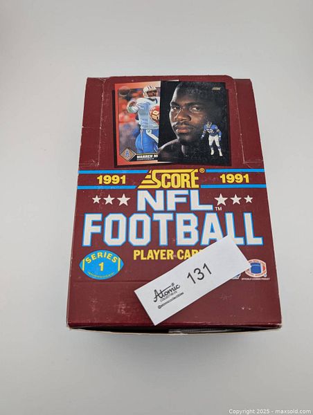 1991 Score NFL Football Series 1 sealed packs | Maxsold