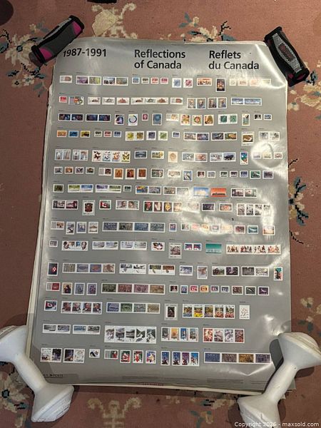 Reflections of Canada postage stamp posters, 4 | Maxsold