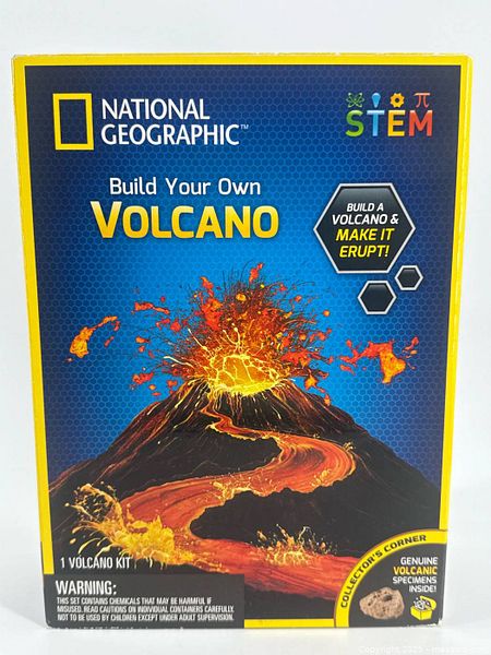 National Geographic Build Your Own Volcano STEM science kit - sealed ...