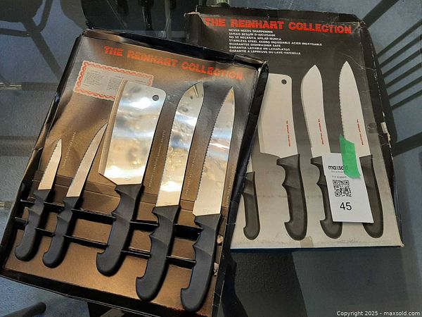 The Reinhart Collection 5-piece stainless knife set | Maxsold