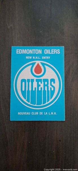 1979 O-Pee-Chee Edmonton Oilers team checklist trading card | Maxsold