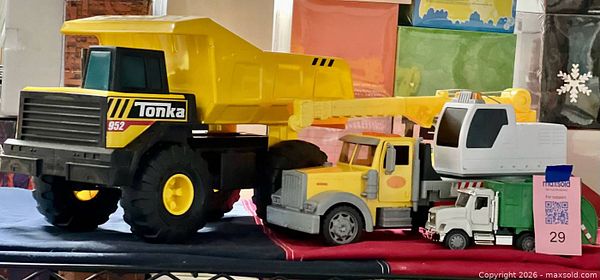 Tonka 952 dump truck and 2 toy trucks | Maxsold