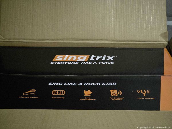 Singtrix SGTX1 karaoke system, new in box | Maxsold