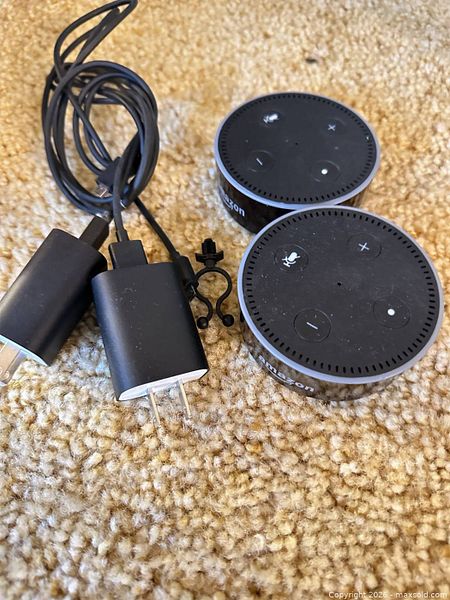Amazon Echo Dot smart speakers (2) | Maxsold