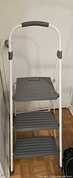 Cosco 3-Step Folding Step Stool Ladder | Maxsold