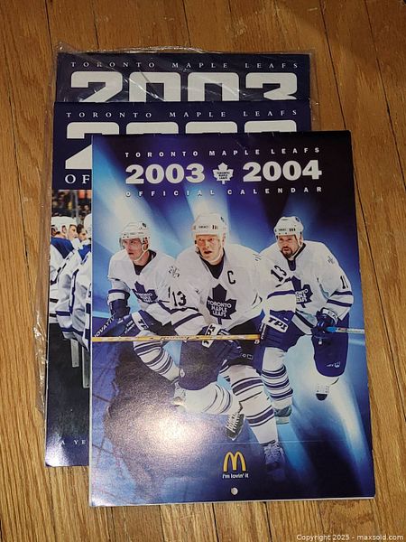 Toronto Maple Leafs official calendars 2003, 2003-2004 | Maxsold