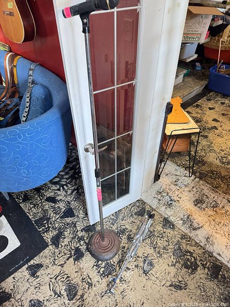 Nady microphone and two stands | Maxsold