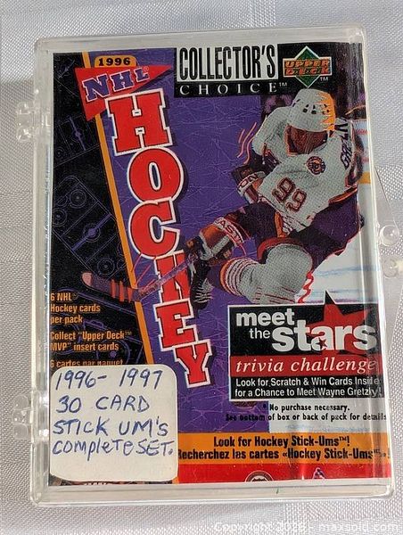 1996-97 Upper Deck Stick Ums 30-Card Set | Maxsold