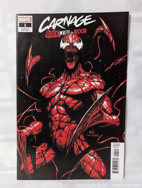 Carnage Black White And Blood #1 InHyuk Lee Variant 2021 | Maxsold