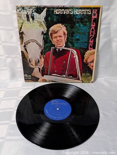 Herman's Hermits Blaze vinyl LP | Maxsold