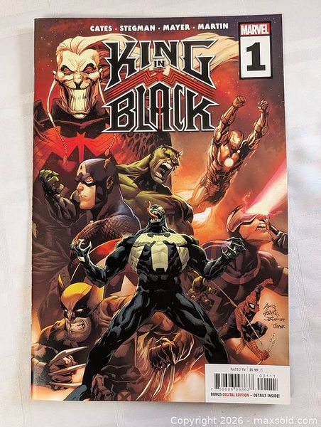 Marvel King In Black #1 First Print Comic | Maxsold