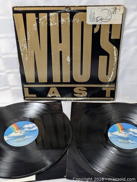 The Who "Who's Last" double LP | Maxsold