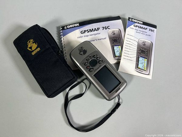 Garmin GPSMAP 76C handheld GPS set | Maxsold