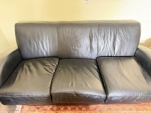 Leather Indian Motorcycle couch | Maxsold